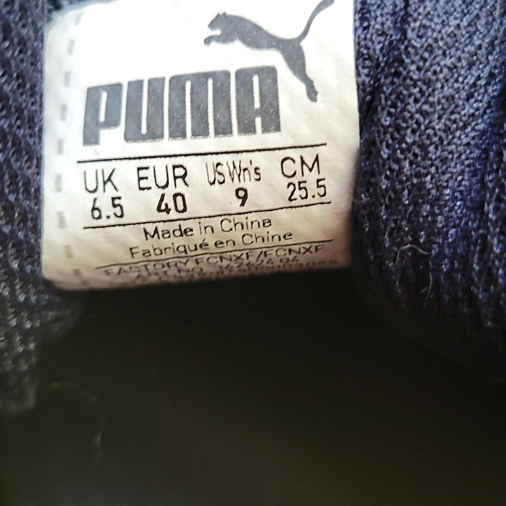 Puma Blue Suede Soft Foam Sneakers - Gem